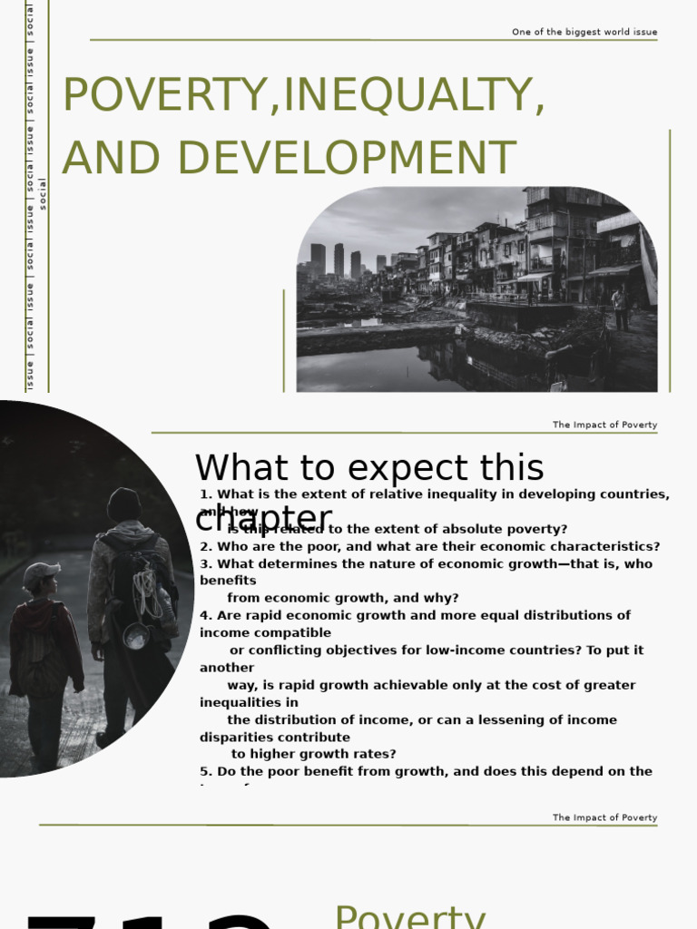 Poverty Inequalty and Development | PDF | Income Distribution | Economic Inequality