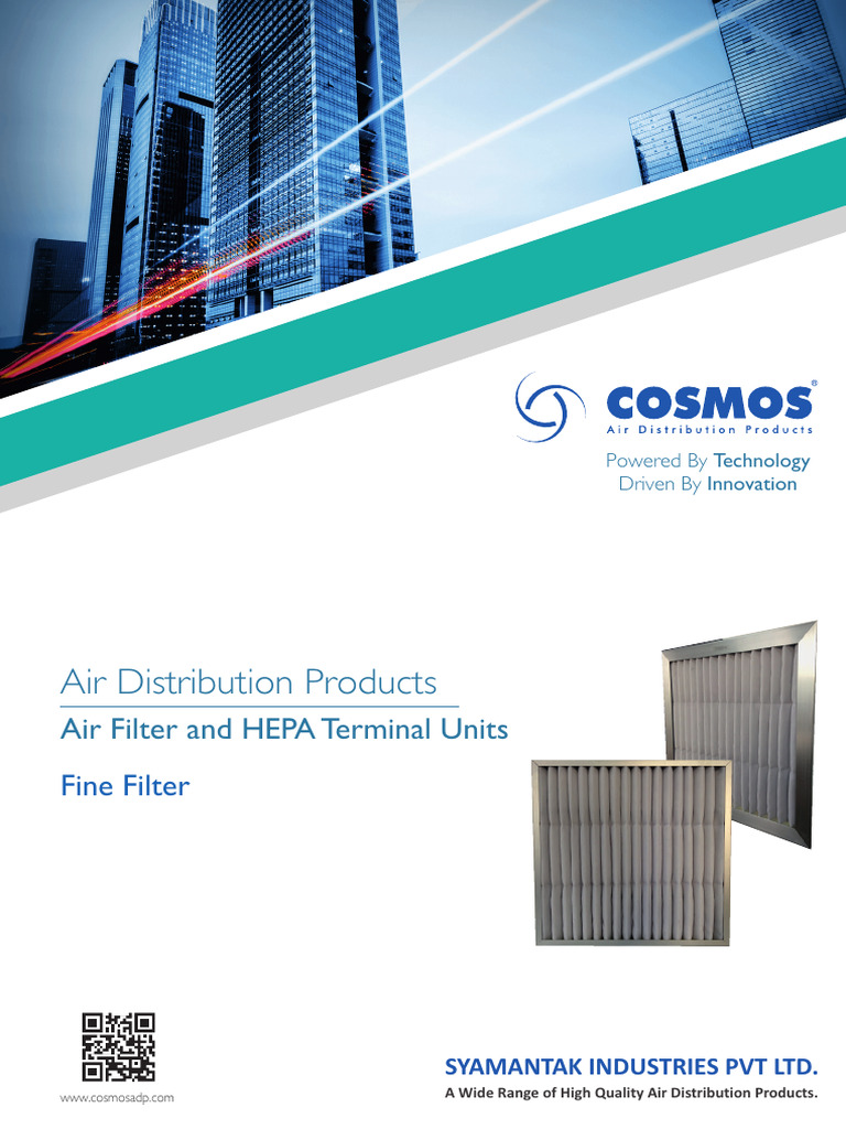COSMOS HVAC ADP FTR 02 Fine Filters CD | PDF | Air Pollution | Filtration