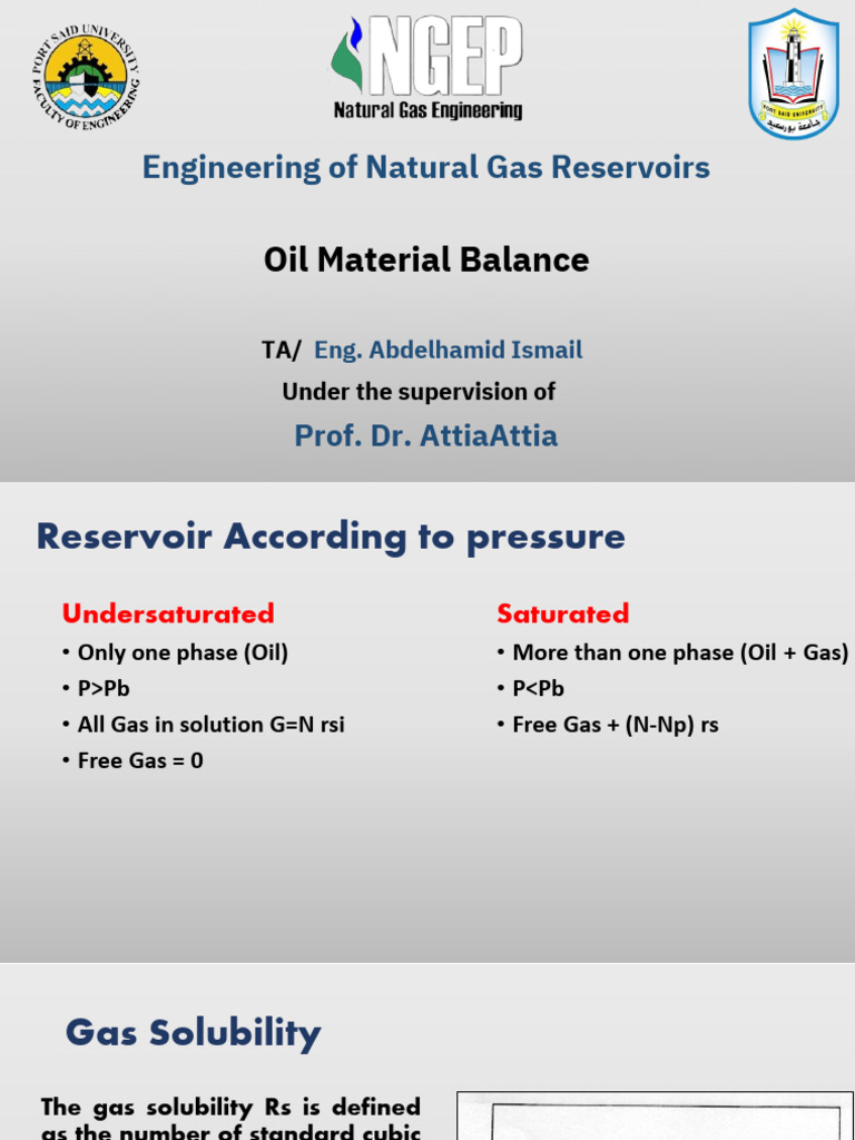 Oil Material Balance | PDF | Petroleum Reservoir | Transparent Materials