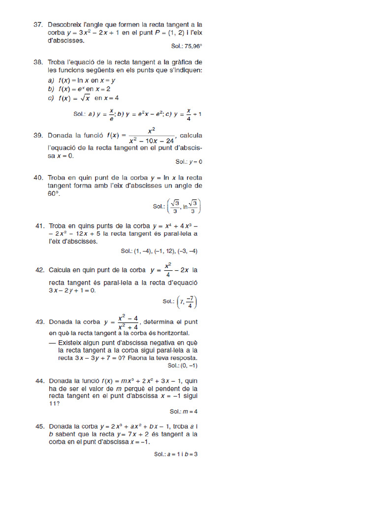 Aplicacions Derivades 1 | PDF