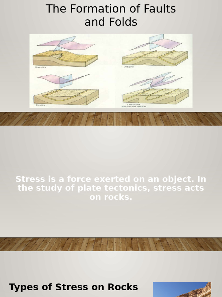 The Formation of Faults and Folds | PDF | Fault (Geology) | Stress ...