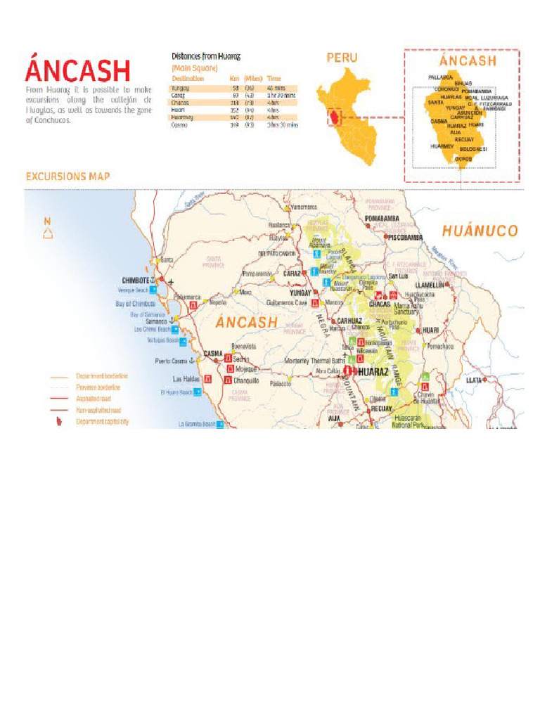 Mapa de Ancash | PDF