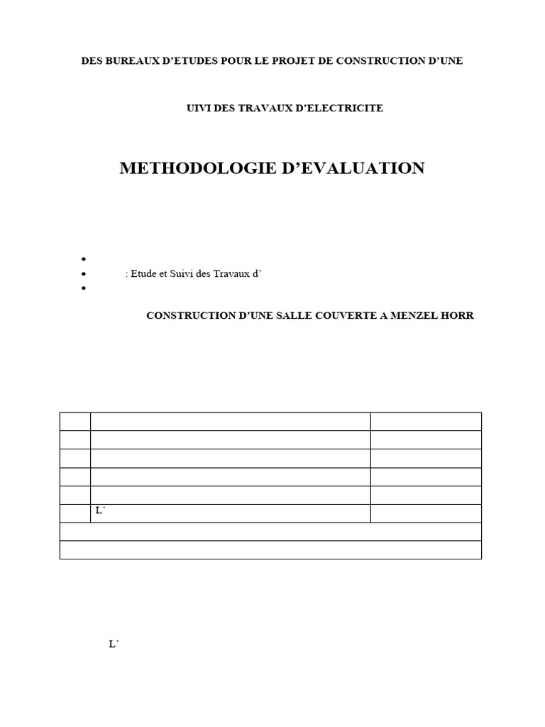 Appel à candidatures pour ingénieurs à Menzel Horr | PDF