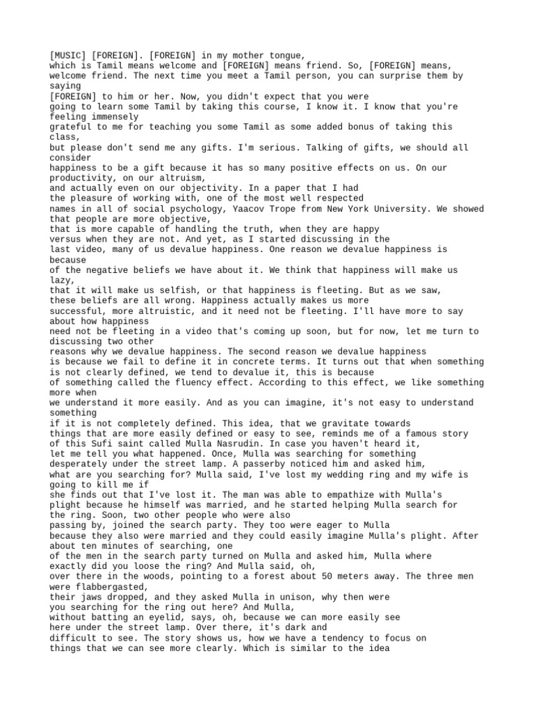 9 Three Reasons For Devaluating Happiness | PDF | Happiness | Altruism