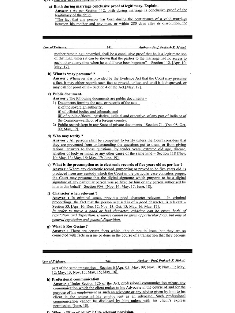 2 Marks Answer | PDF