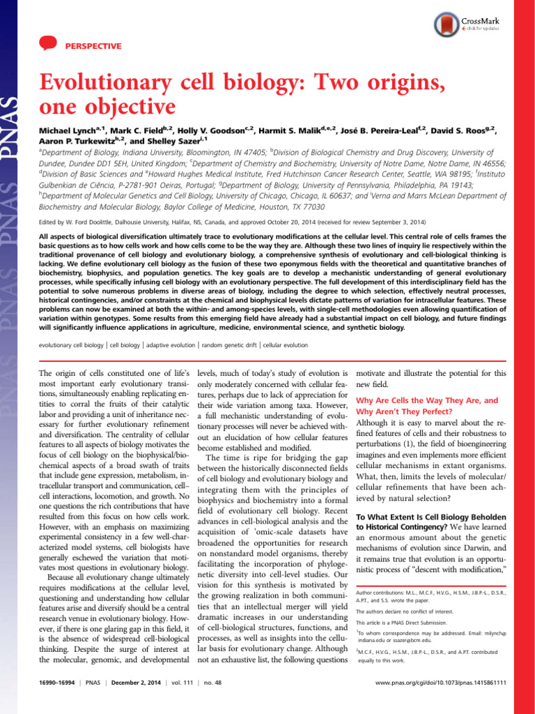 Artigo 3 - Tópicos em BM | PDF | Evolution | Biology