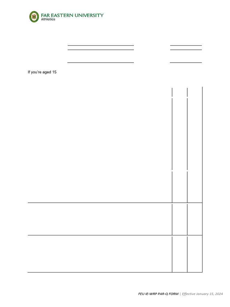 Final Form | PDF | Human Diseases And Disorders | Medicine