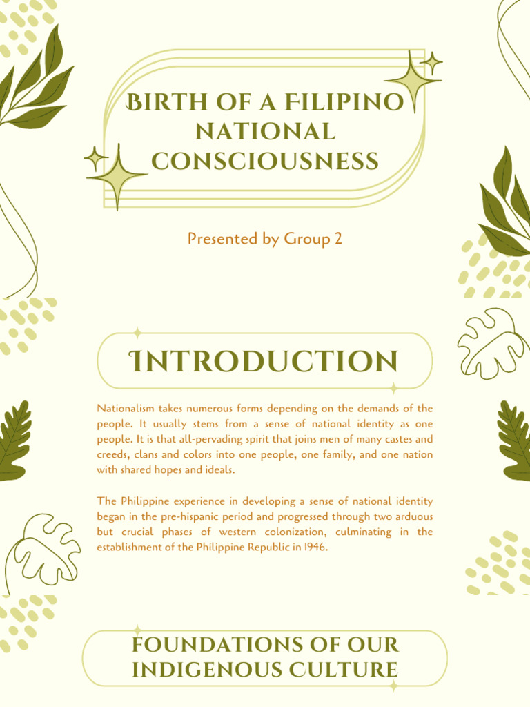 Birth of A Filipino National Consciousness | PDF | Philippines ...