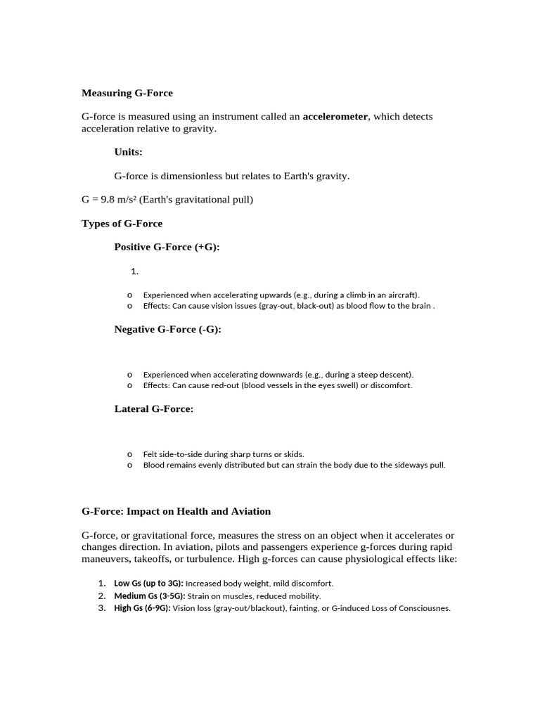 Measuring G-Force Accelerometer: Low Gs (Up To 3G) : Medium Gs (3-5G ...