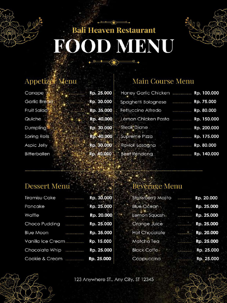 Kartu Menu | PDF