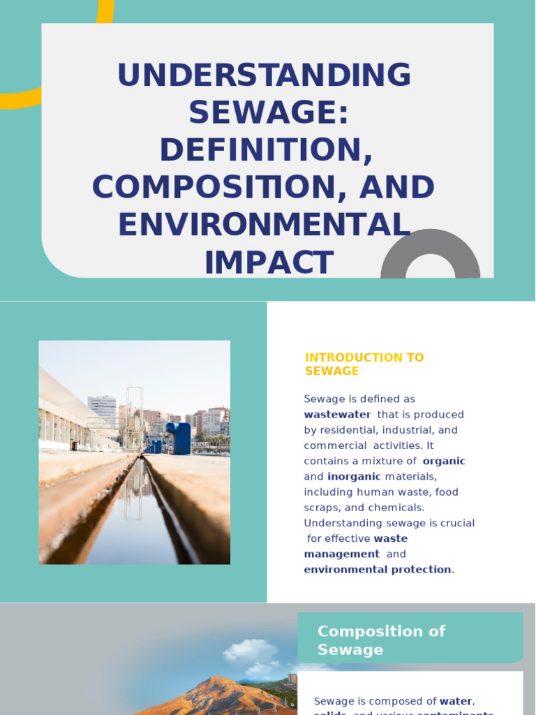Wepik Understanding Sewage Definition Composition and Environmental Impact 20241127155417hSiN | PDF