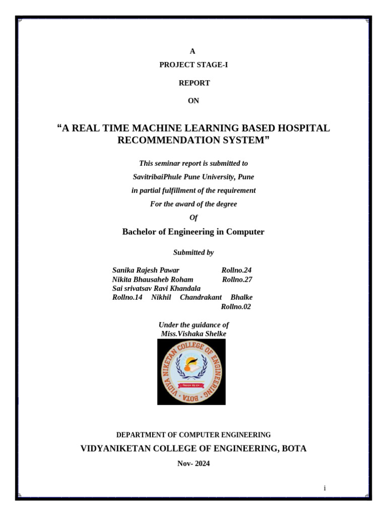 Project Sem 1 Report | PDF | Risk Management | Risk