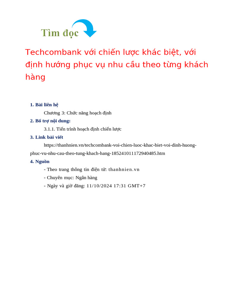 Chương 3 Chức năng hoạch định QTH | PDF