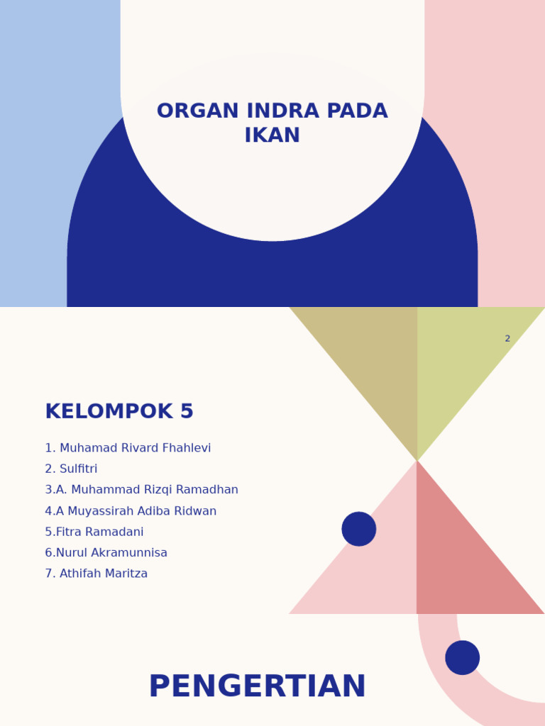 Organ Indra Ikan: Penglihatan, Penciuman, dan Pengecapan | PDF