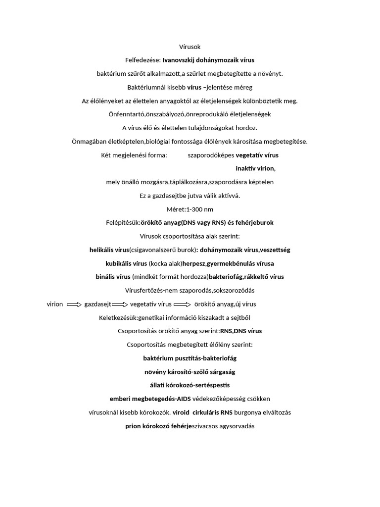 Vírusok | PDF