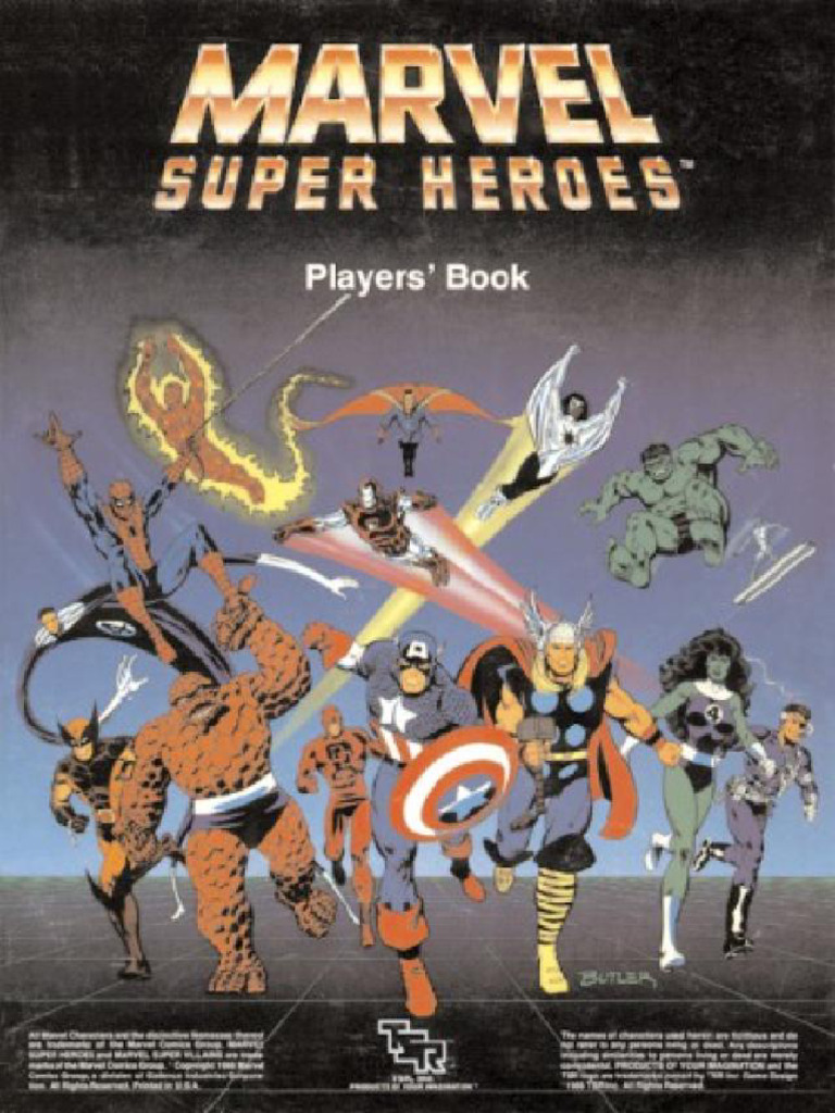 Marvel Super Heroes - Players Book - 20241130 - 083854 | PDF