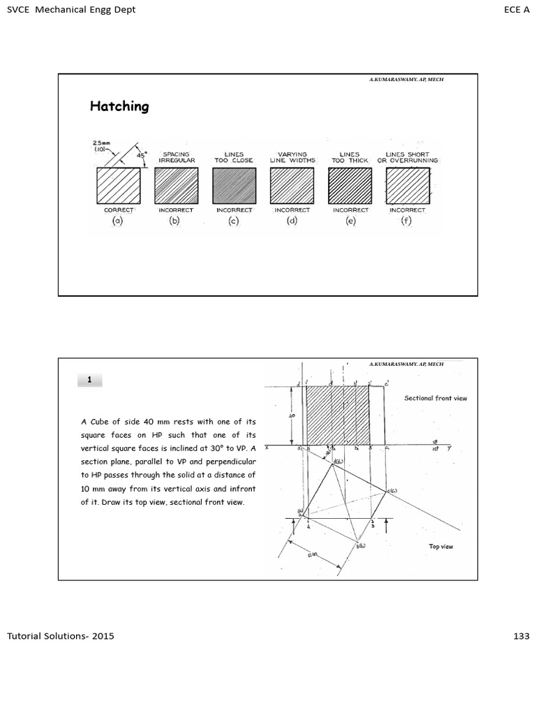 Section of Solids Solution | PDF | Perpendicular | Tetrahedron