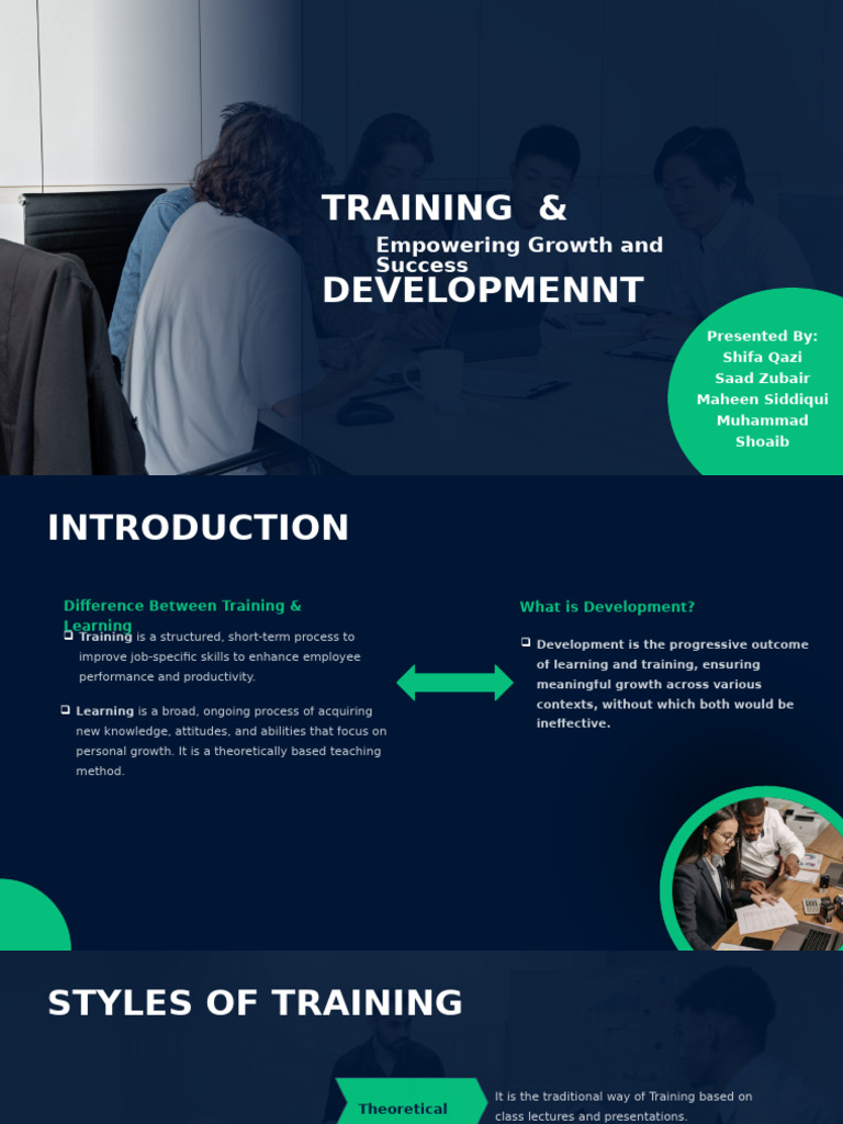 Blue Tosca Modern Bold Training & Development Presentation | PDF ...