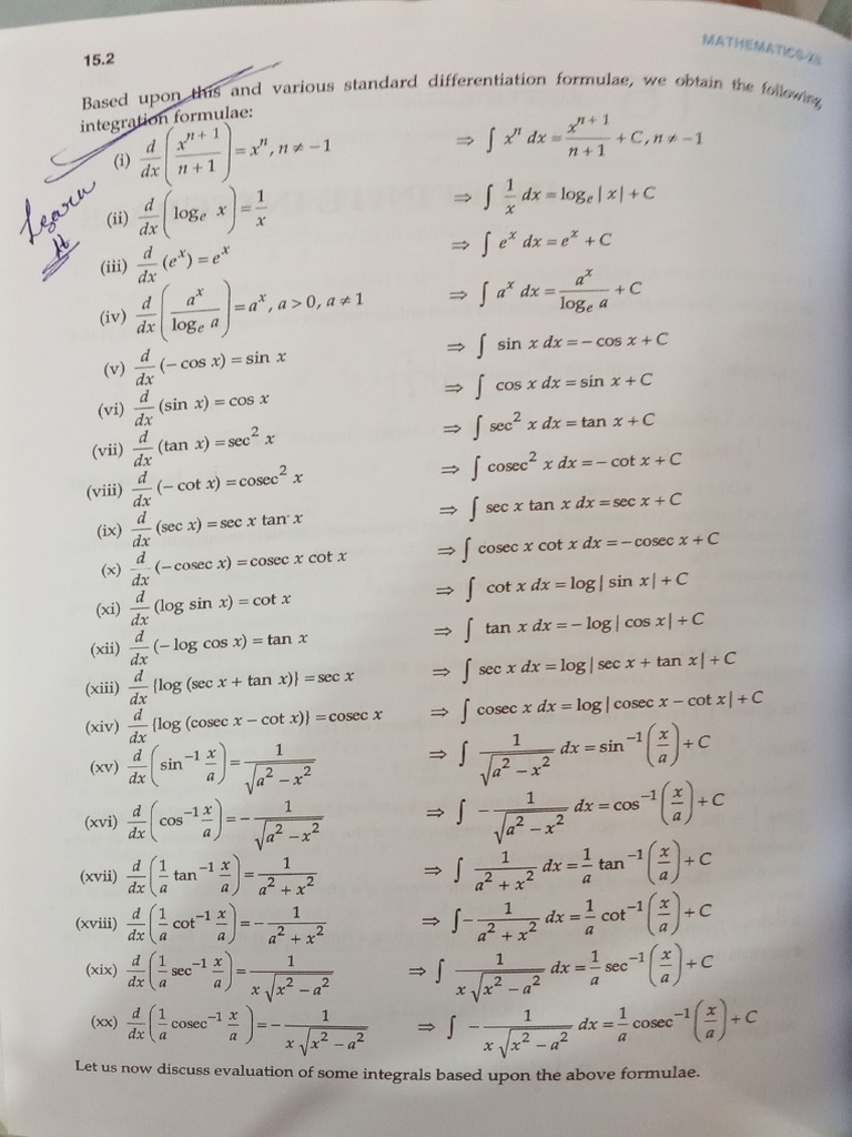 RD Indefinite Integrals | PDF