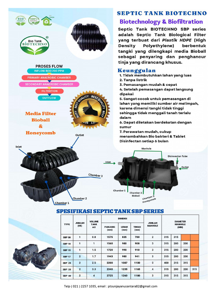 Brosur Bio Septictank | PDF