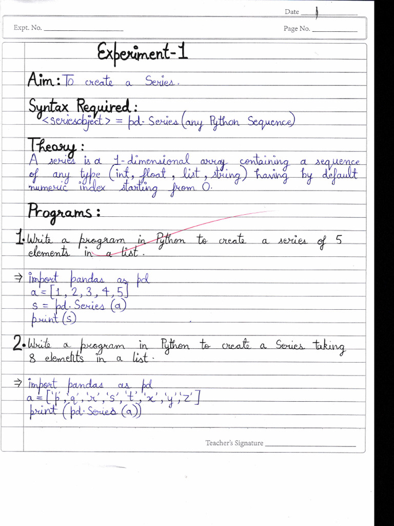 Practical File Class XII (I.P.) | PDF