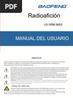Programación Manual Baofeng UV-5R | PDF | Radio | Frecuencia ultra alta