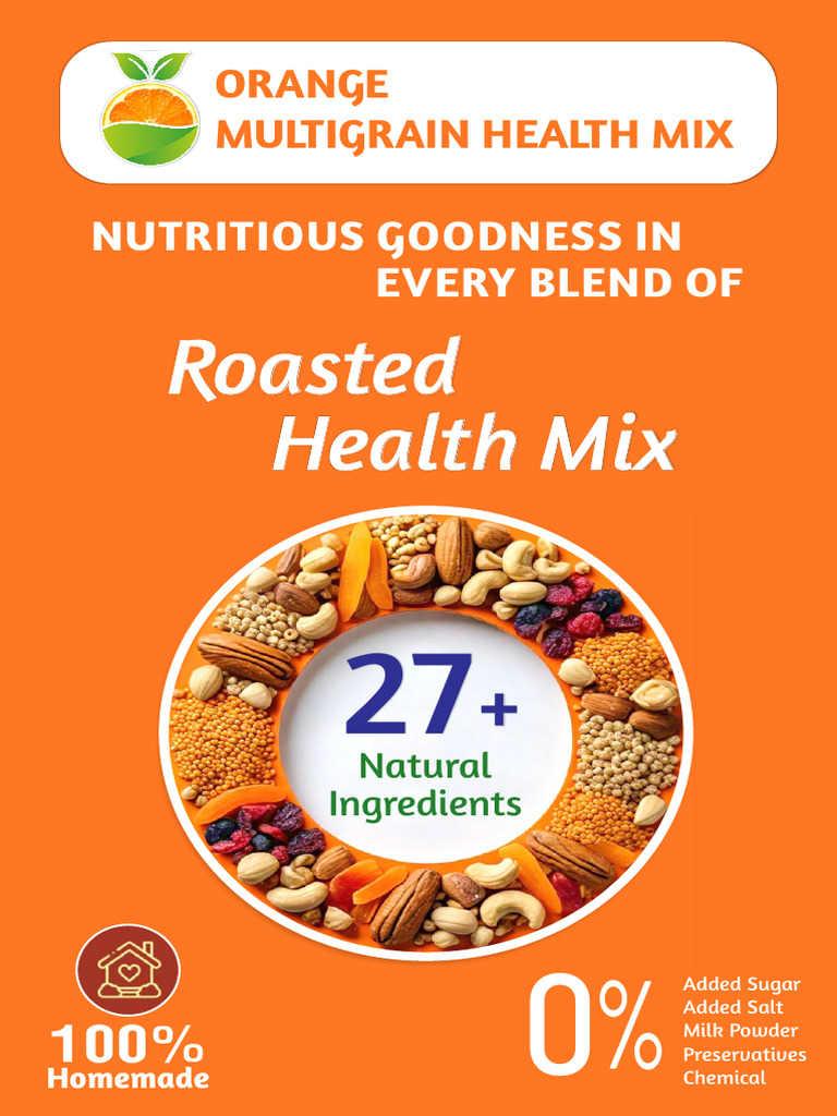 Orange Multigrain Health Mix - 100% Natural | PDF
