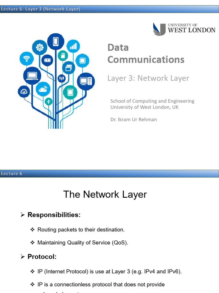 Lecture 6 | PDF | Internet Protocols | Ip Address Lecture 6 | PDF | Internet Protocols | Ip Address