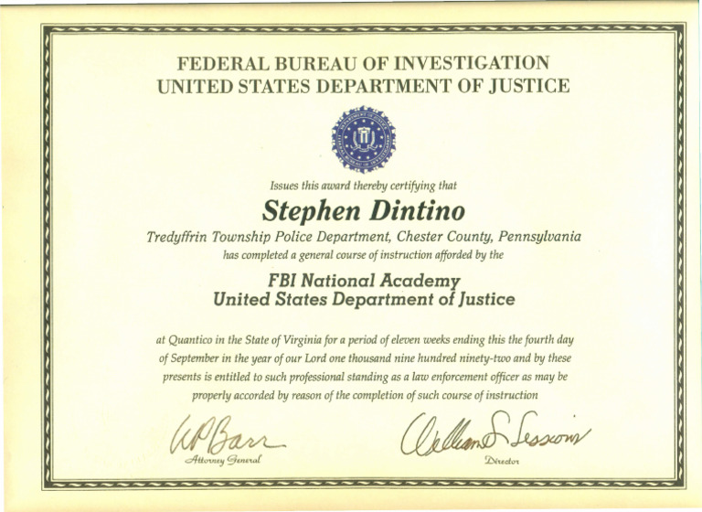FBI Diploma | PDF
