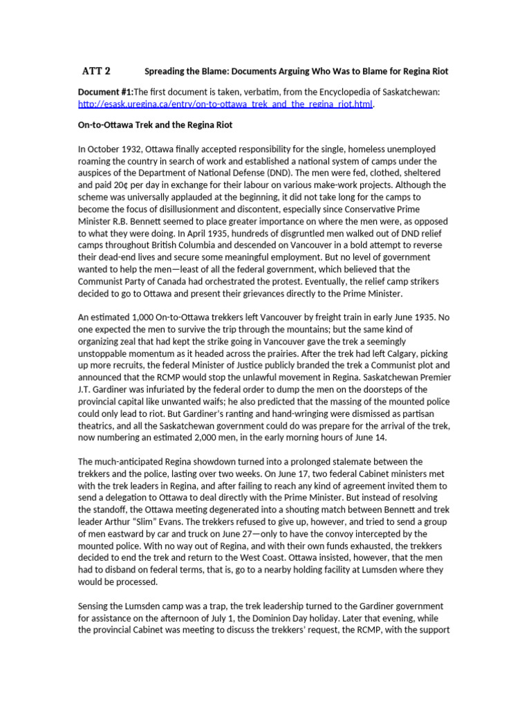 ATT 2 Spreading The Blame | PDF