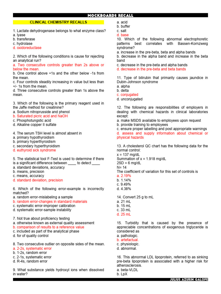 Mockboards 1 Recalls Complete Unlocked | PDF | Lipoprotein | Kidney