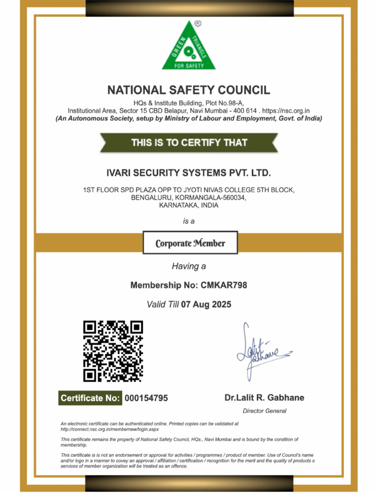 NSC Certificate | PDF