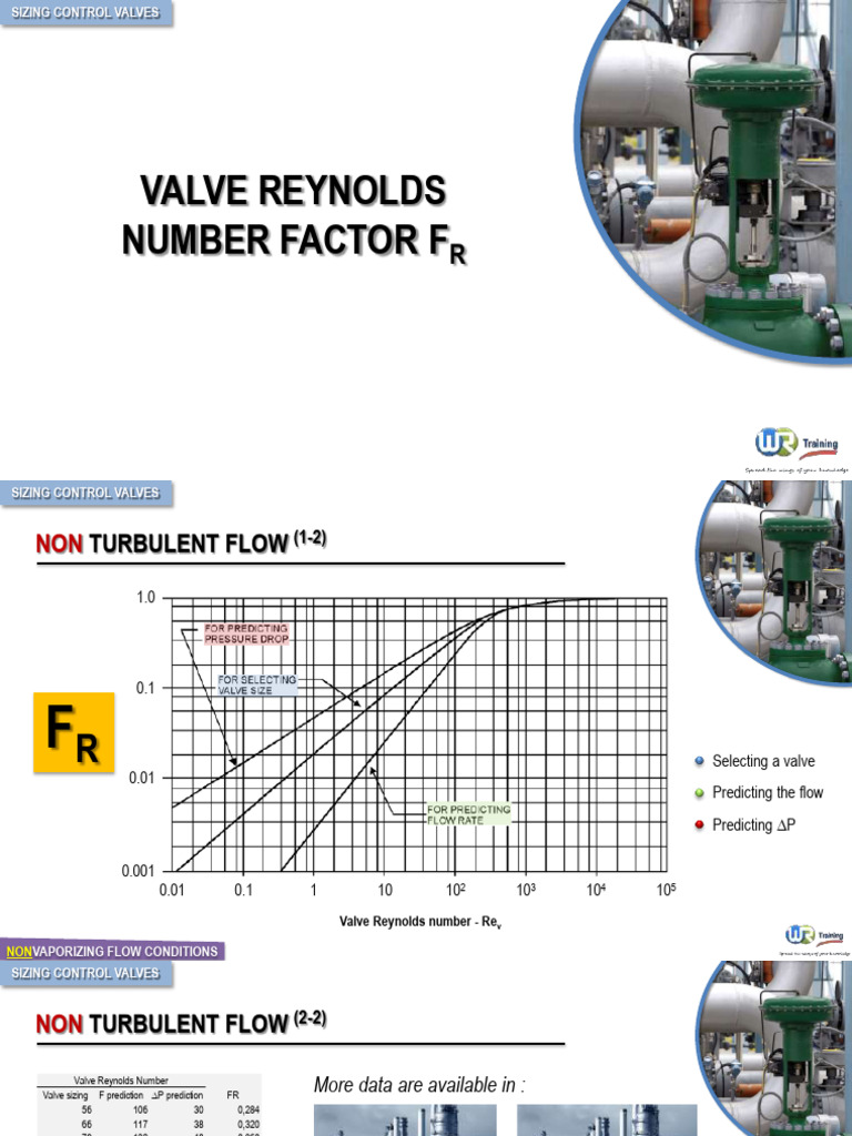 Valve Reynolds Number Factor F | PDF