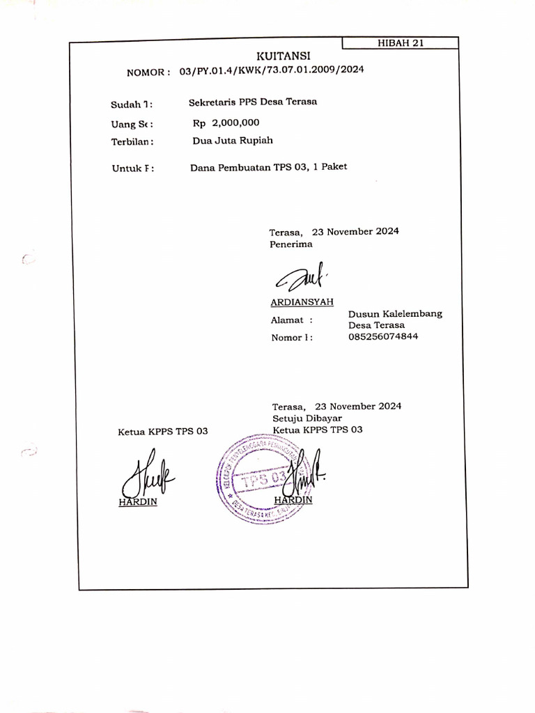 Pemb. TPS 1 SD 5 | PDF