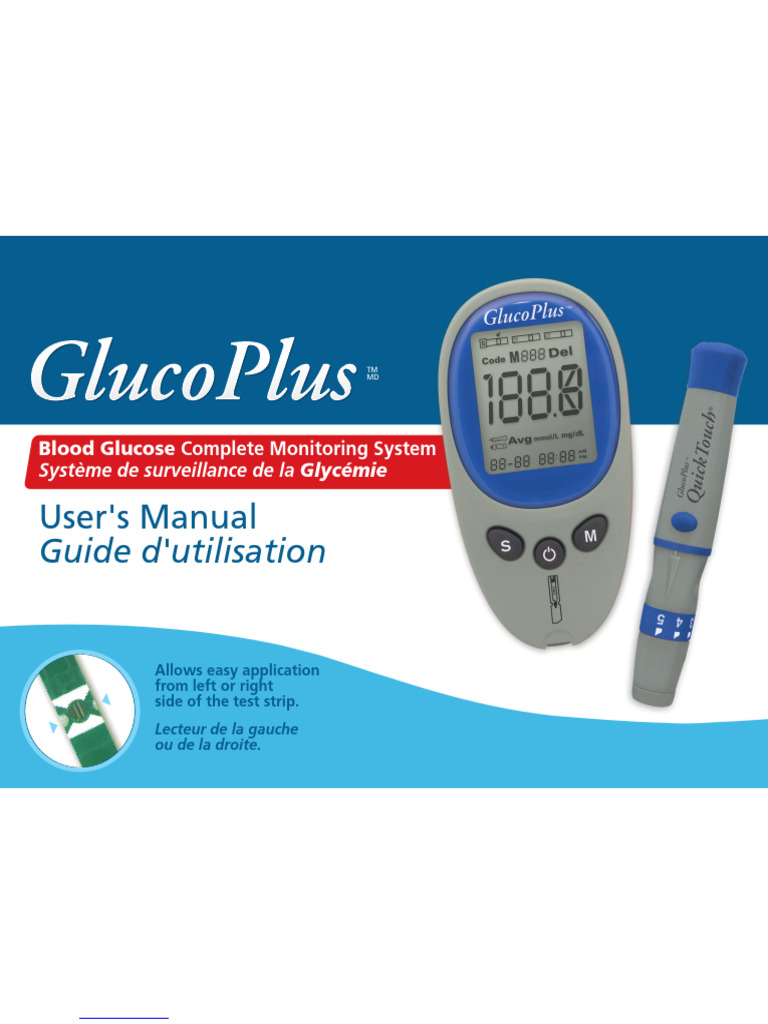 GlucoPlus Blood Glucose Meter Manual | PDF | Clinical Medicine ...
