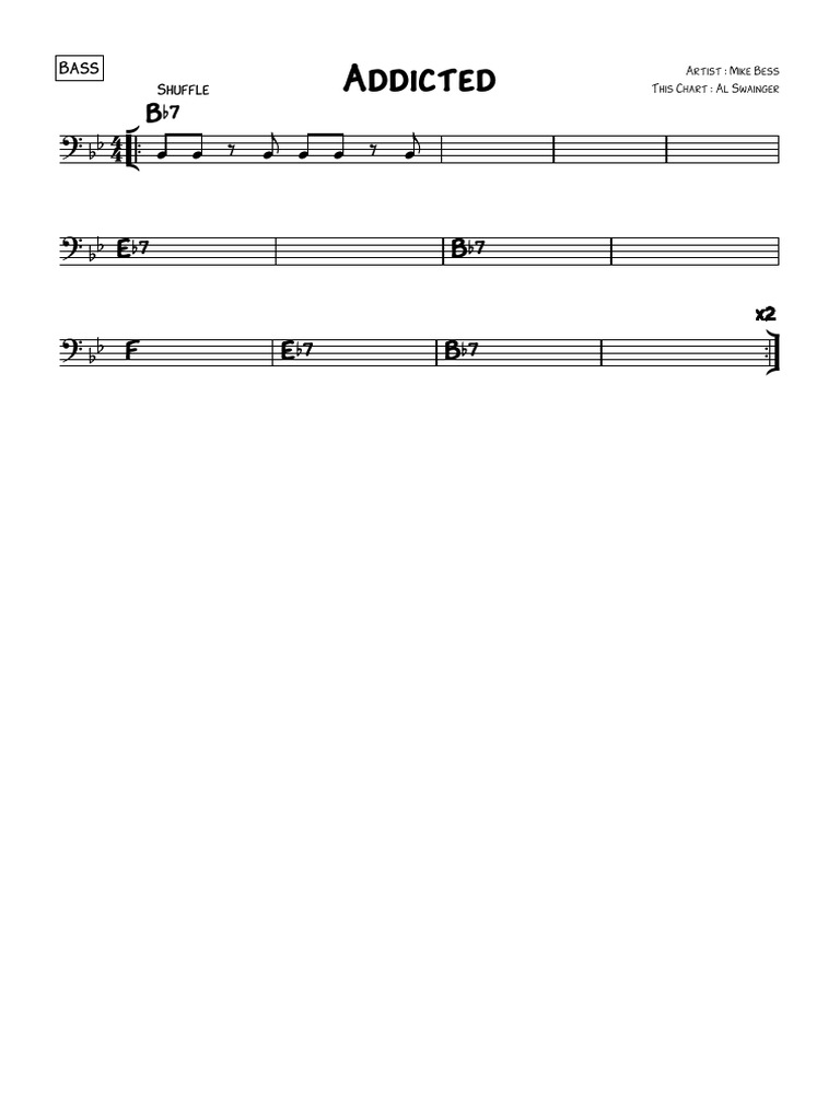Addicted - Bass | PDF