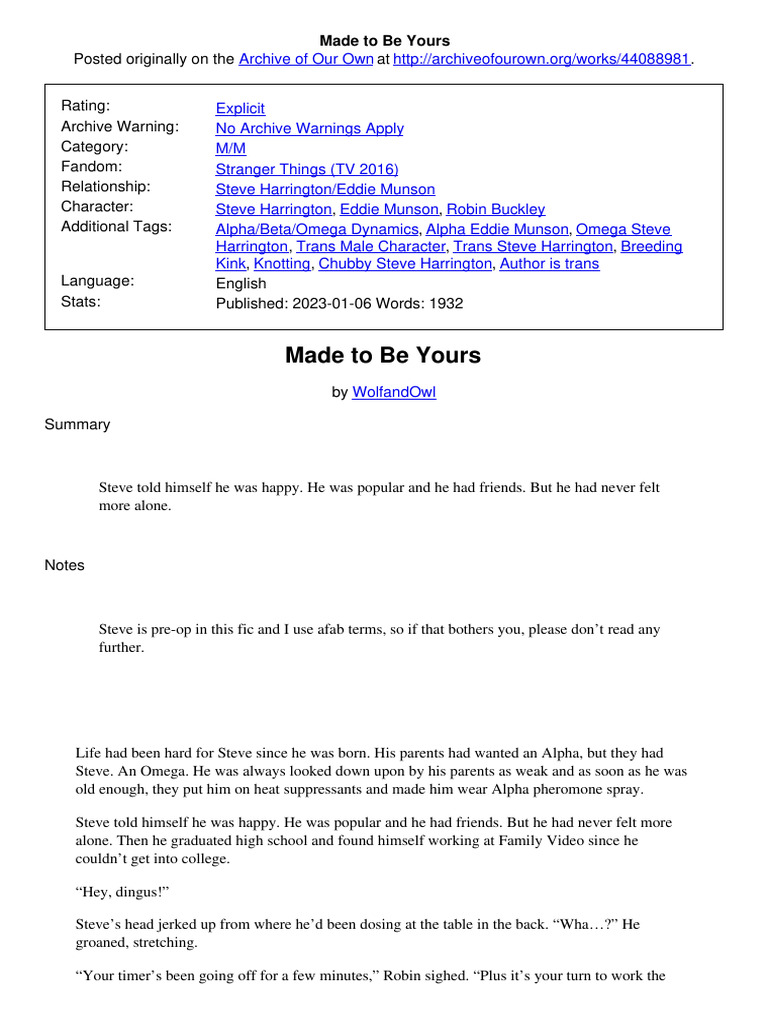 Made To Be Yours | PDF