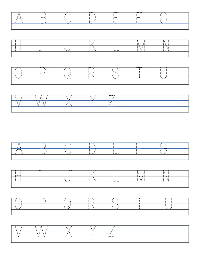 Alphabet Practice | PDF