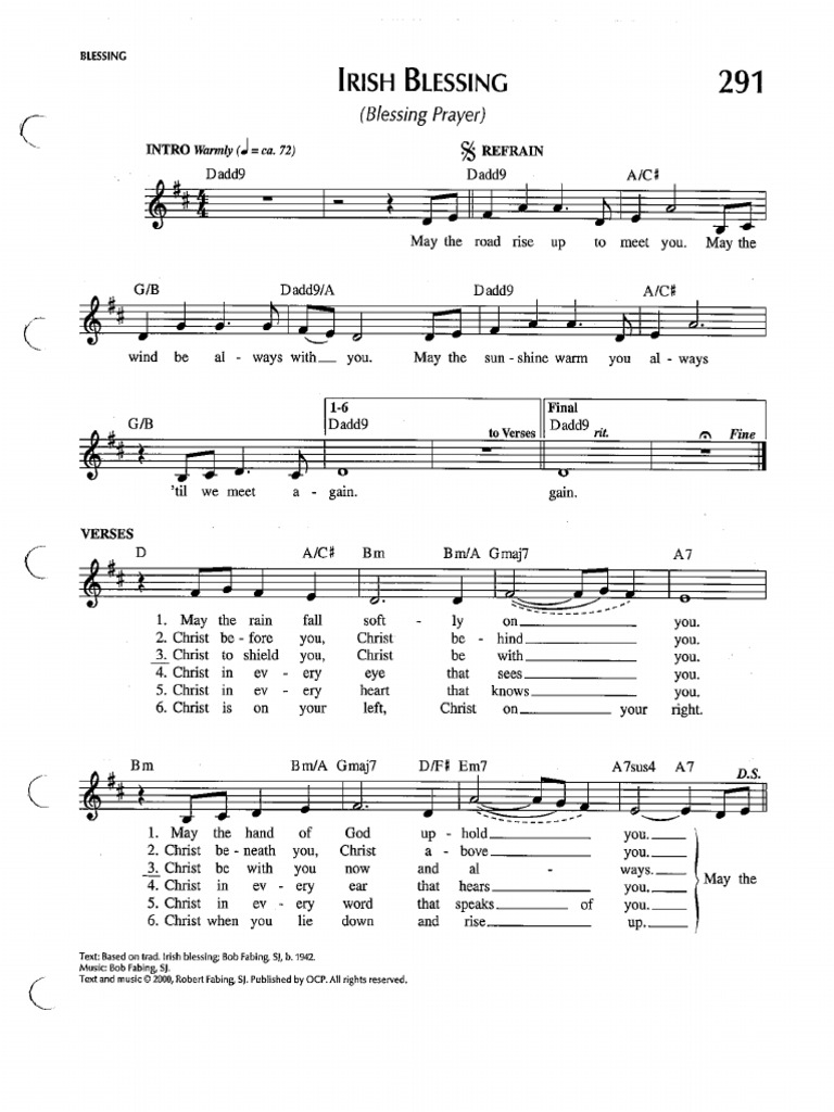 Irish Blessing Fabing LS | PDF