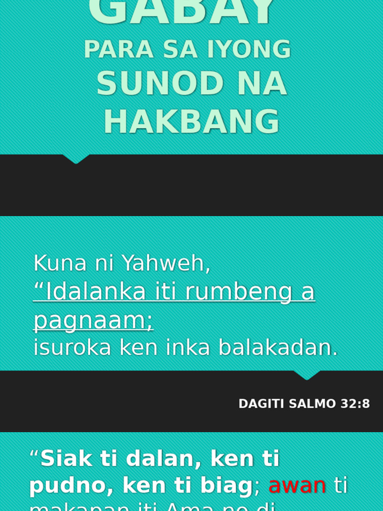 Gabay para Sa Iyong Sunod Na Hakbang | PDF
