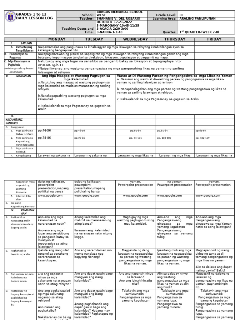 q1-Dll Ap3 Week 7-8 Final | PDF