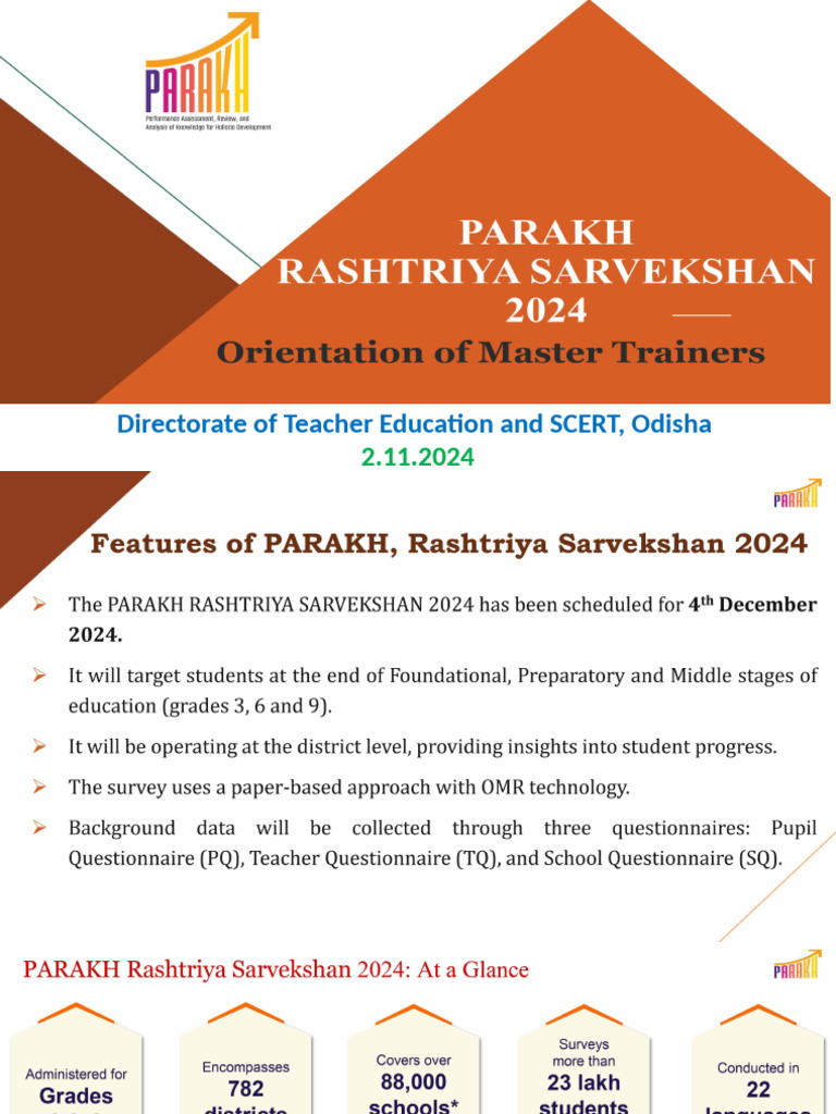 PARAKH Rashtriya Sarvekhyan 2024 - 2.11.2024 | PDF