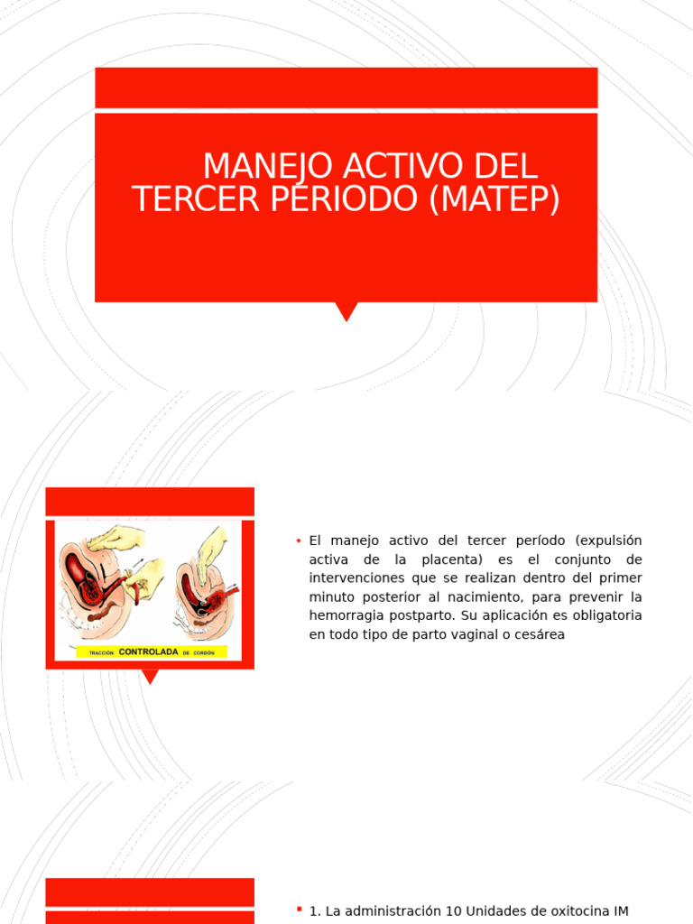 MATEP | PDF | Parto | Placenta