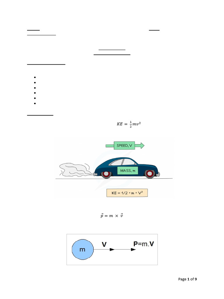 Linear Momentum and Collisions Guide | PDF | Collision | Momentum