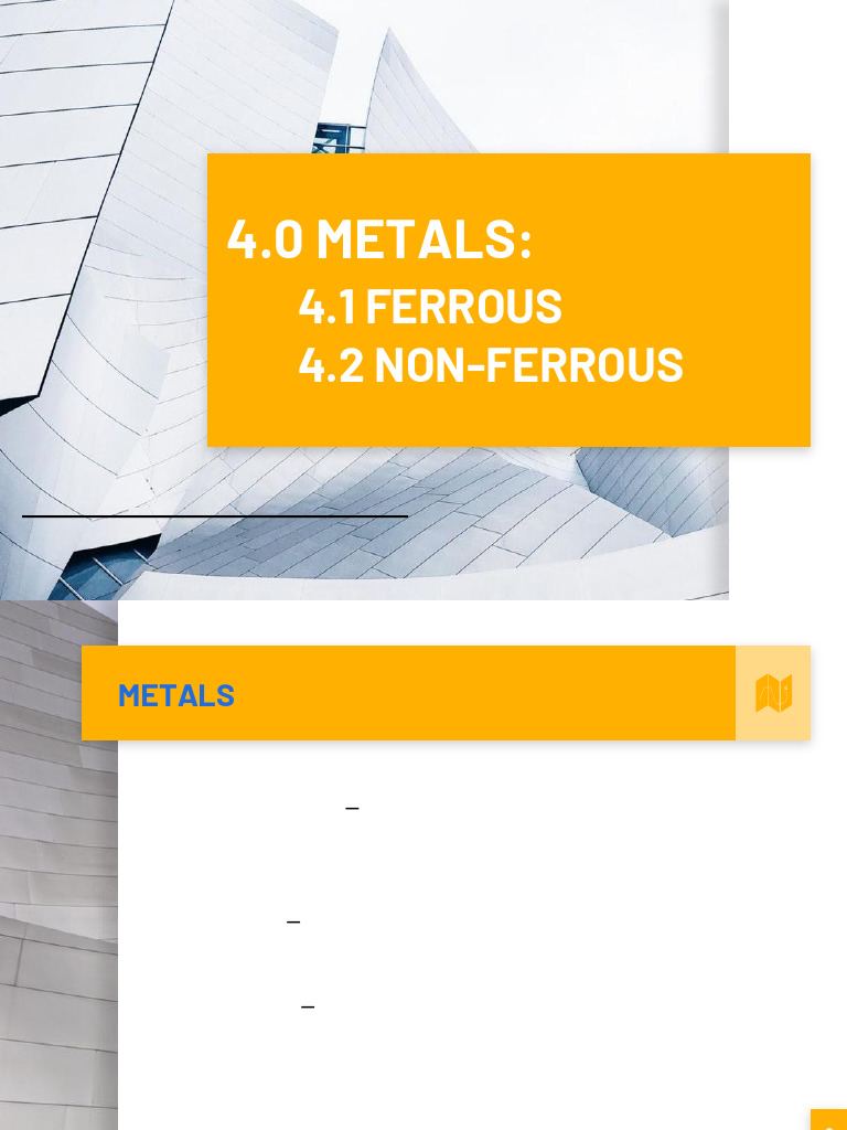 BT1 Metals - Ferrous and Non-Ferrous | PDF | Metals | Steel