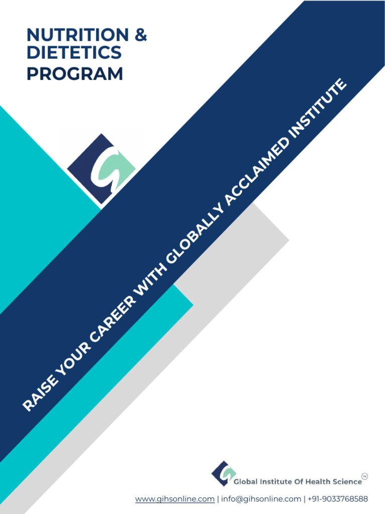 Nutrition and Dietetics Program | PDF | Dietitian | Health Care