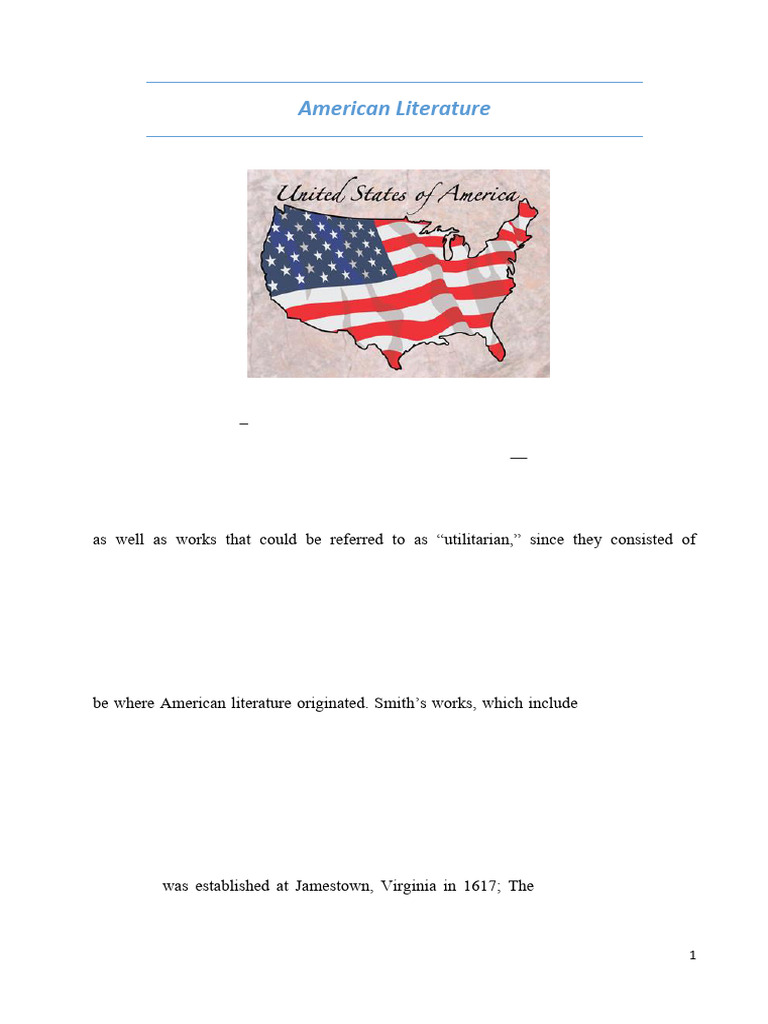 Overview of American Literature History | PDF