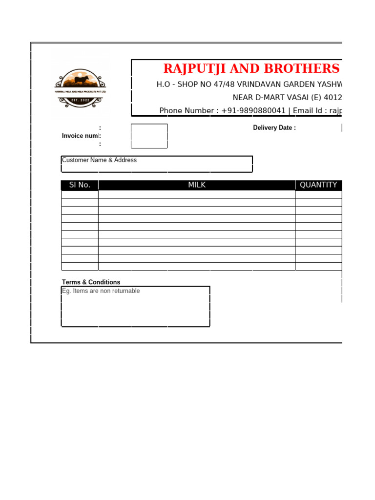 Dairy Format | PDF