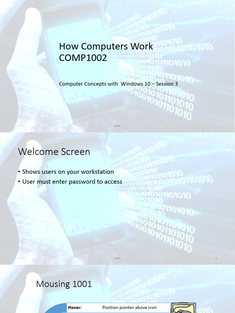 3W10 - DG - Session 3 - Windows Gui V3 | PDF | Window (Computing) | Windows 10