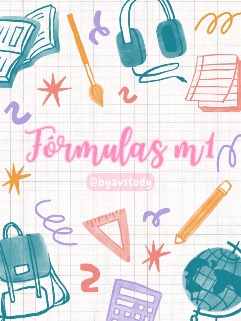 Fórmulas PAES M1 | PDF | Decimal | Porcentaje